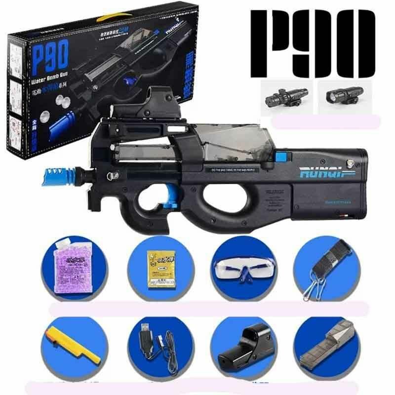 Автомат игрушечный P90 с гель-бластером и мягкими пулями Автомат, пистолет, ружье игрушечные B961