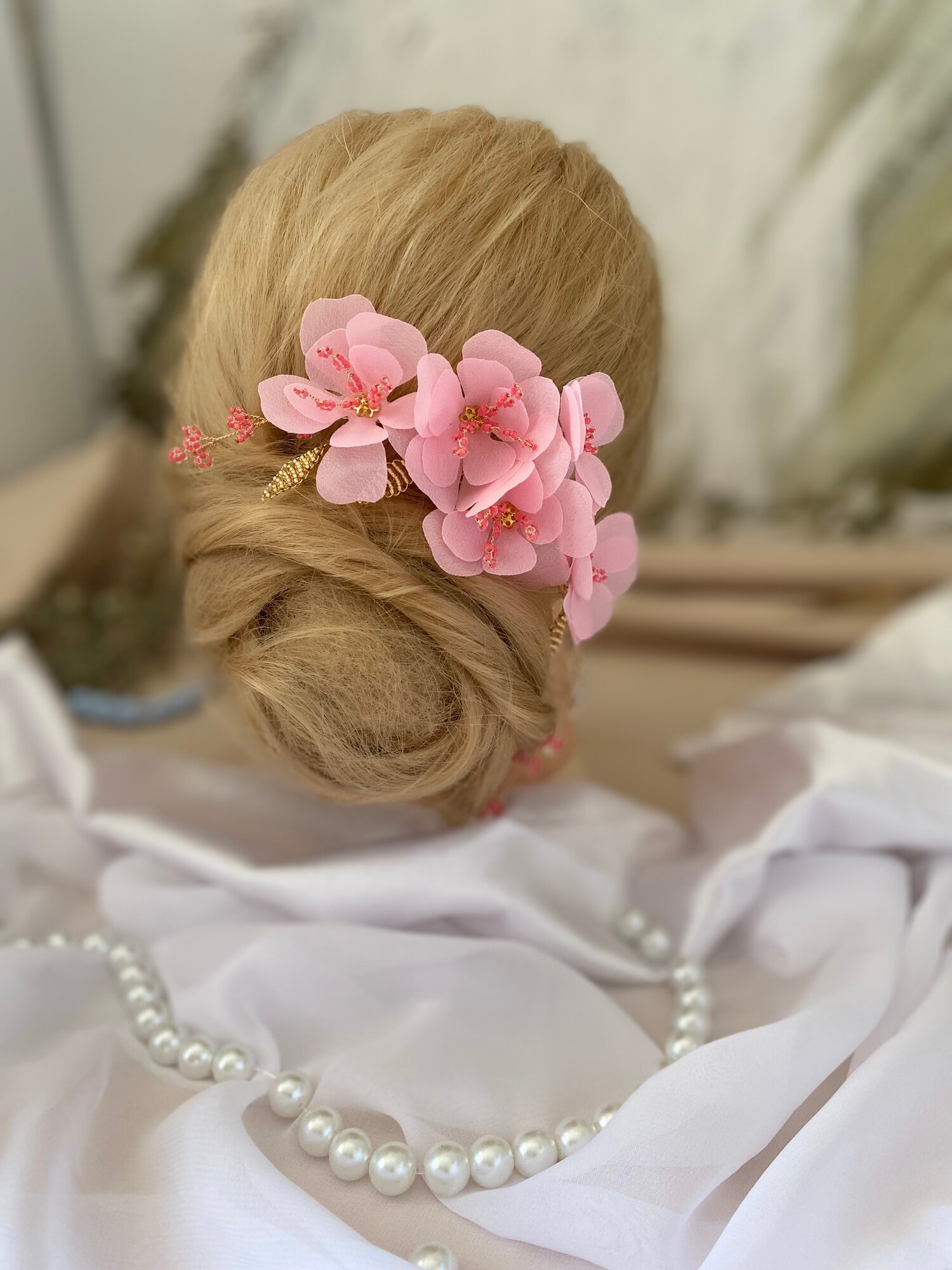 Украшение для волос "In bloom" , авторский дизайн, ручная работа