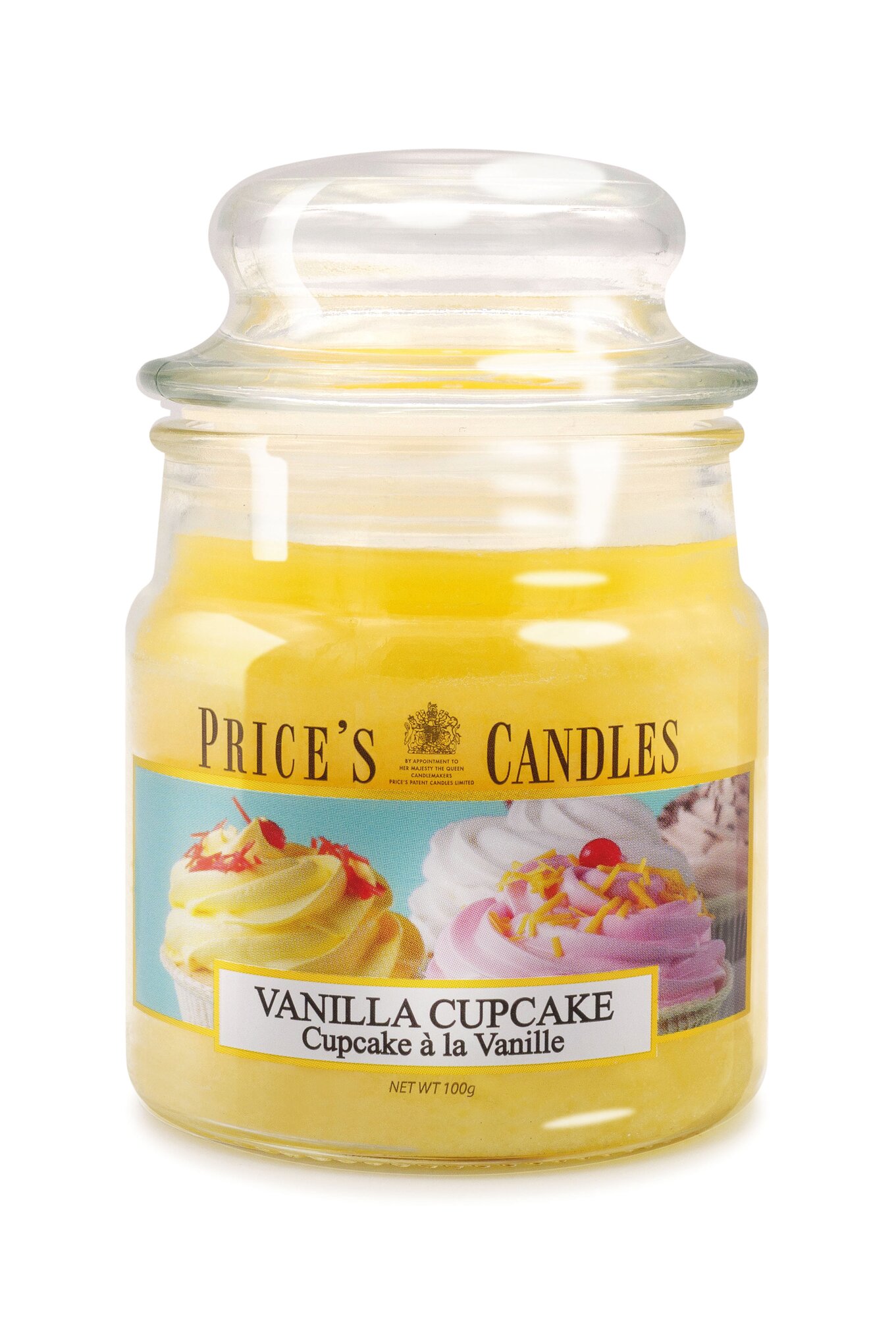 PRICE'S CANDLES Свеча ароматическая "Vanilla Cupcake" 100g