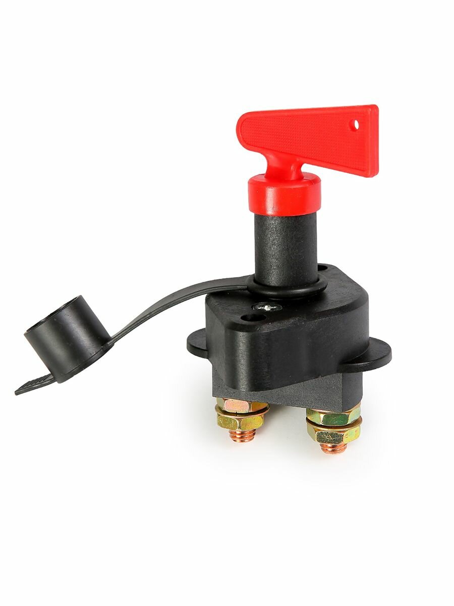 Выключатель массы ромбиг, для грузовых авто, 24 В, чёрный/красный