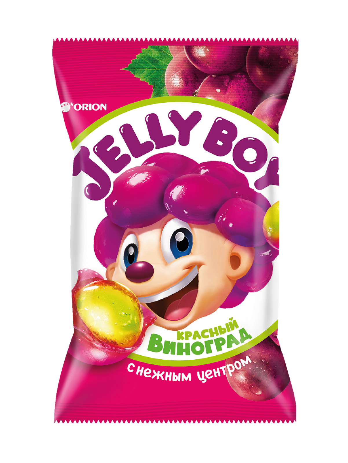 Мармелад жевательный ORION Jelly Boy Красный виноград 66г