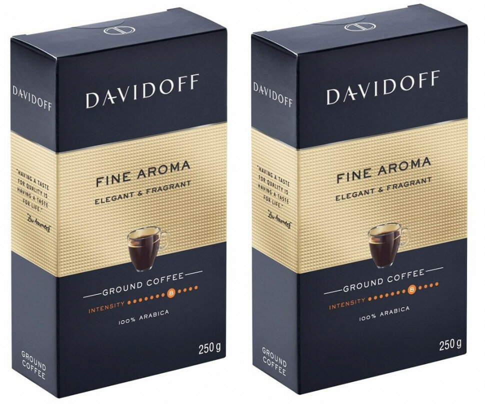 Davidoff Fine Aroma кофе молотый 250г в/у (упаковка 2 шт) (084140D)