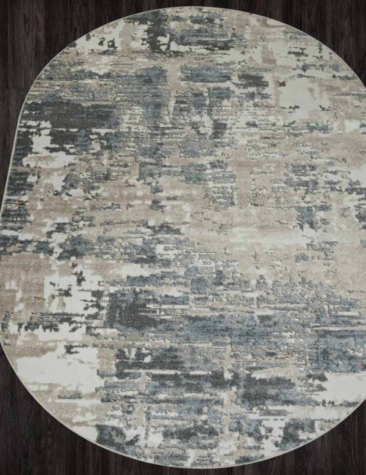 Ковер F231 - BEIGE-BLUE - Овал - коллекция NATUREL (2.5 х 3.5 м)