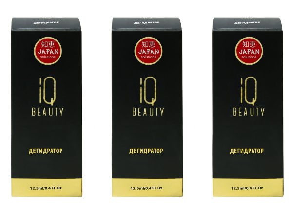 IQ Beauty Дегидратор для обезжиривания ногтей, 12,5 мл, 3 шт