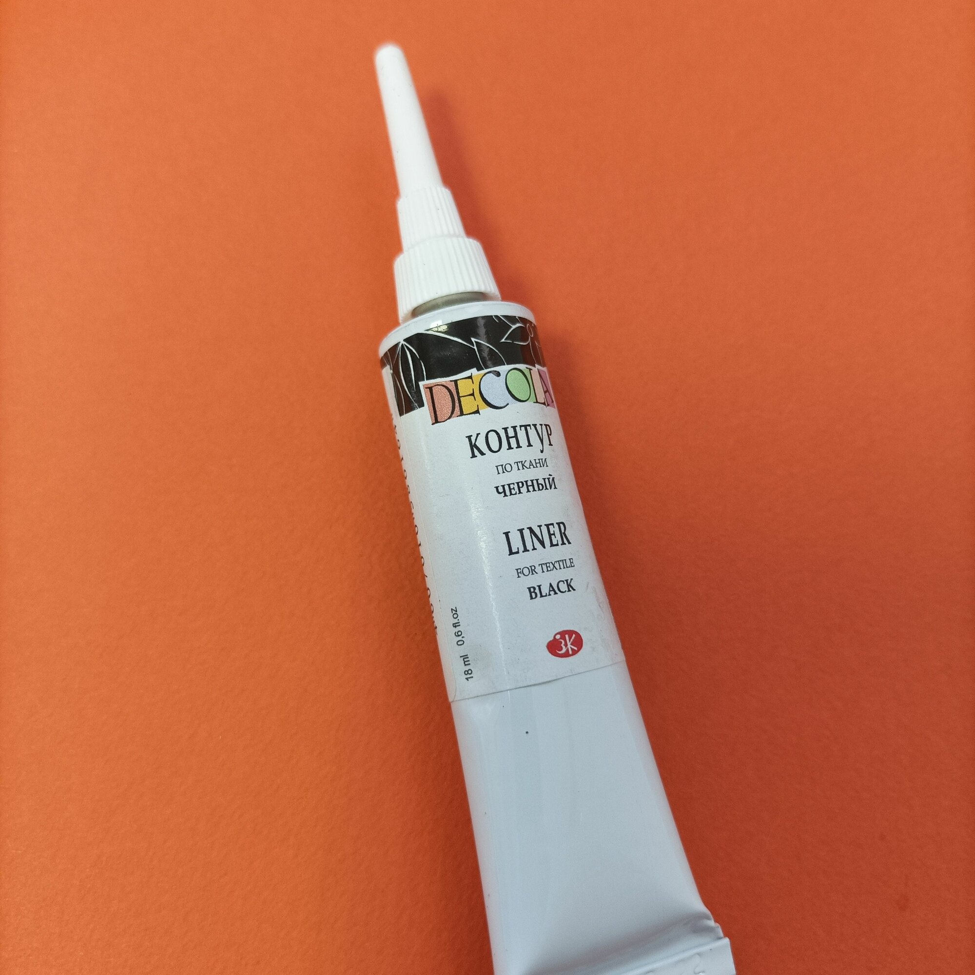 Контур по ткани черный Декола 18мл