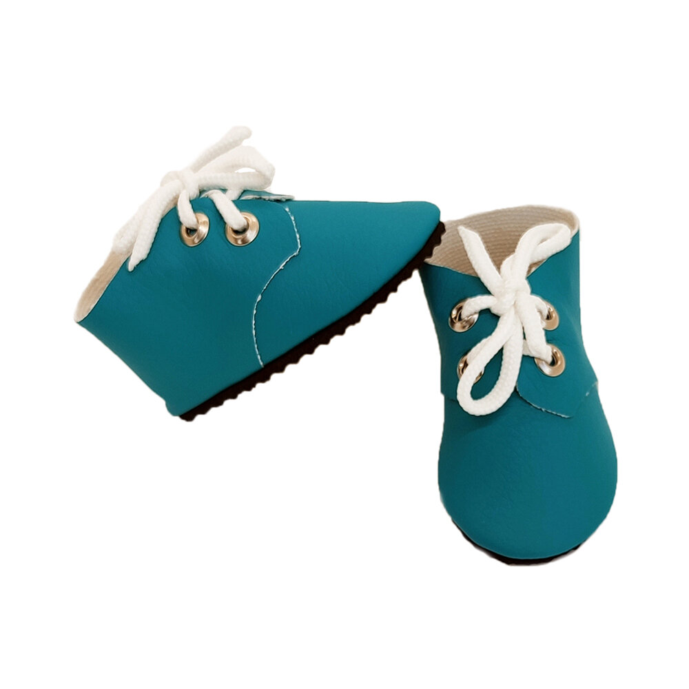 HobbyBe Ботиночки для кукол 7 см Морская волна - аксессуары кукольного гардероба