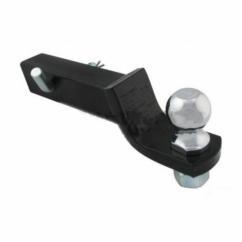 Комплект фаркопный (переходник, шар, палец) понижение 50,8 мм Черный