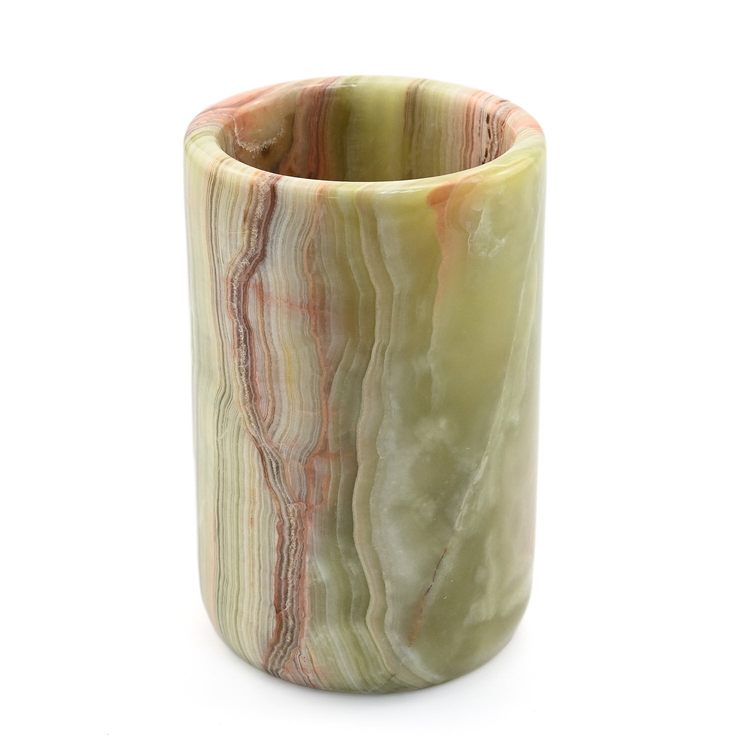 Ваза из оникса цилиндр 60*60*100мм. .