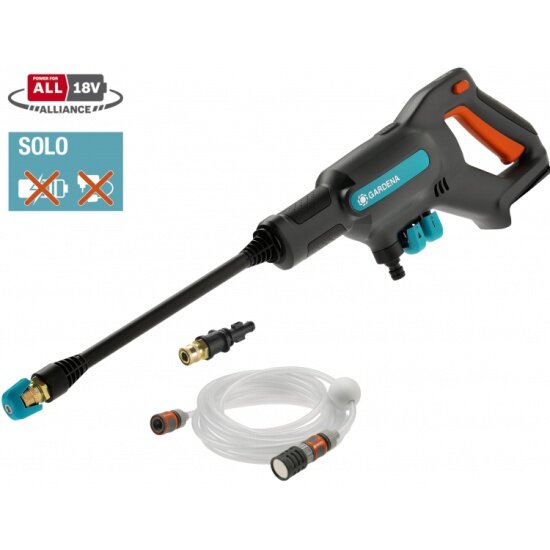Мойка высокого давления Gardena аккумуляторная AquaClean Li-18 без аккумулятора 14800-55.000.00
