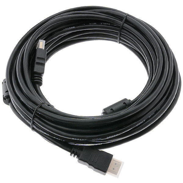 Шнур 17-6208 HDMI (штекер) - HDMI (штекер) 10 м (Rexant) (2 шт. в наборе)