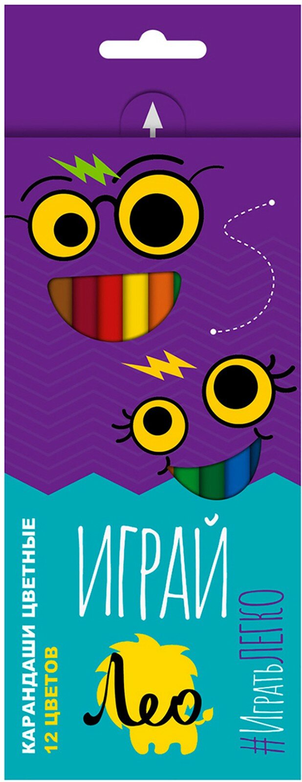 Карандаши цветные Играй, 12 цветов