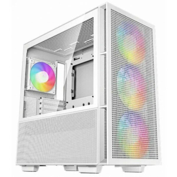 Компьютерный корпус Deepcool CH560 WH без БП, боковое окно (закаленное стекло)