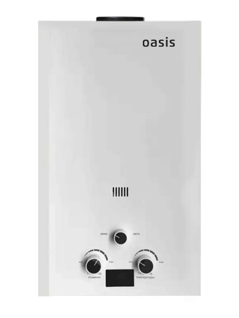 Колонка газовая Oasis 62x33x18.5 см 12 л/мин цвет белый