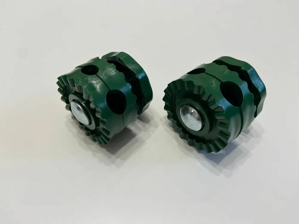 Держатели каркаса Olsa, для всех садовых качелей, пластиковые, зеленые, 2 шт