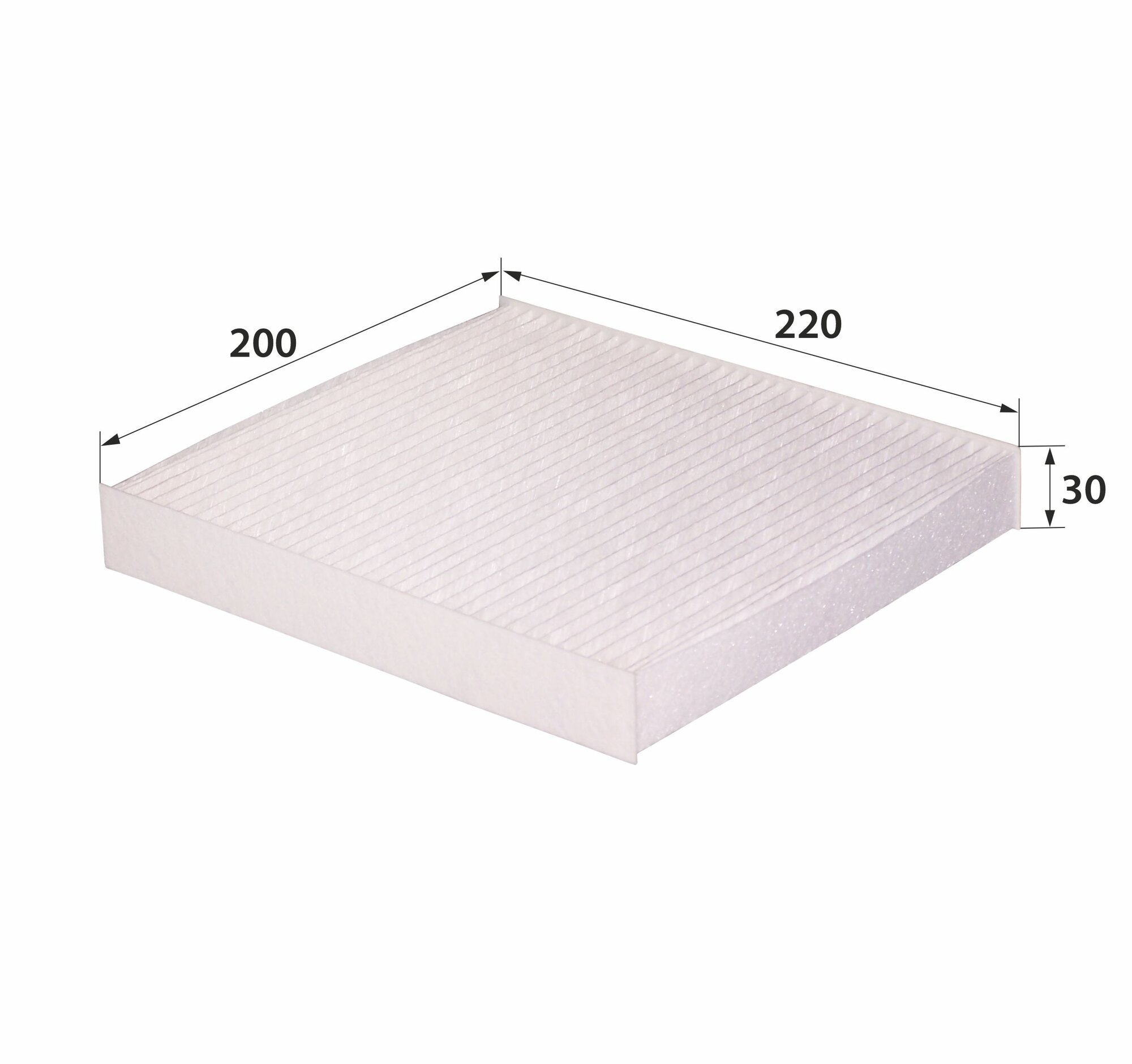 Фильтр салонный RB-Exide AC-225E, для Lexus GS/IS/RC, Nissan Almera/Almera Classic/Avenir/Primera