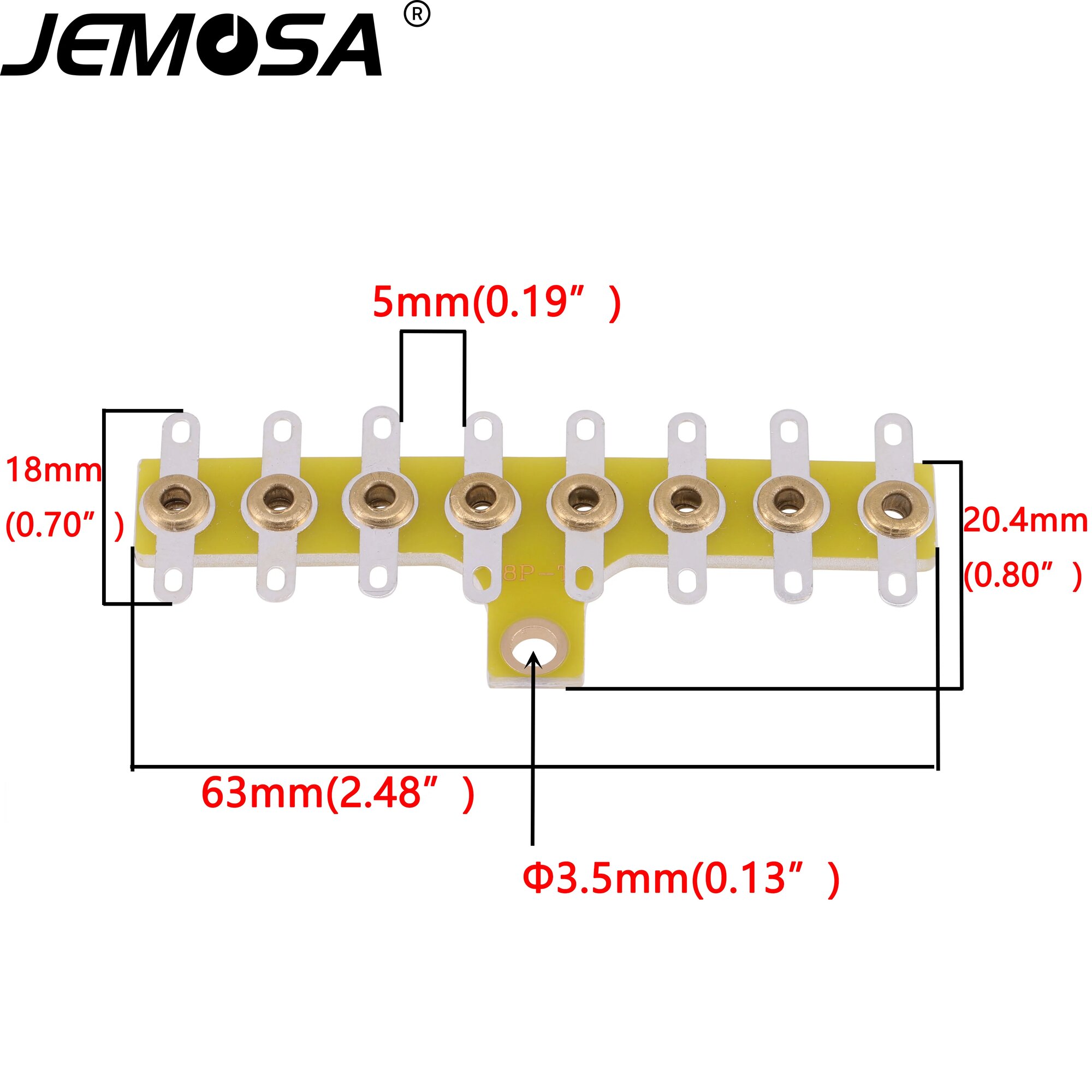 JEMOSA FR4 Board T-8P для динамиков