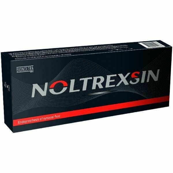 Noltrexsin Нолтрексин 4% 2мл, эндопротез синовиальной жидкости стерильный шприц 2гр/2мл