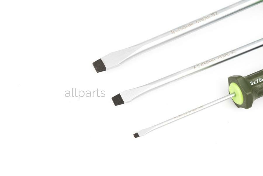 Дело техники 721056 Отвертка шлицевая трехкомпонентная 5.0*150мм