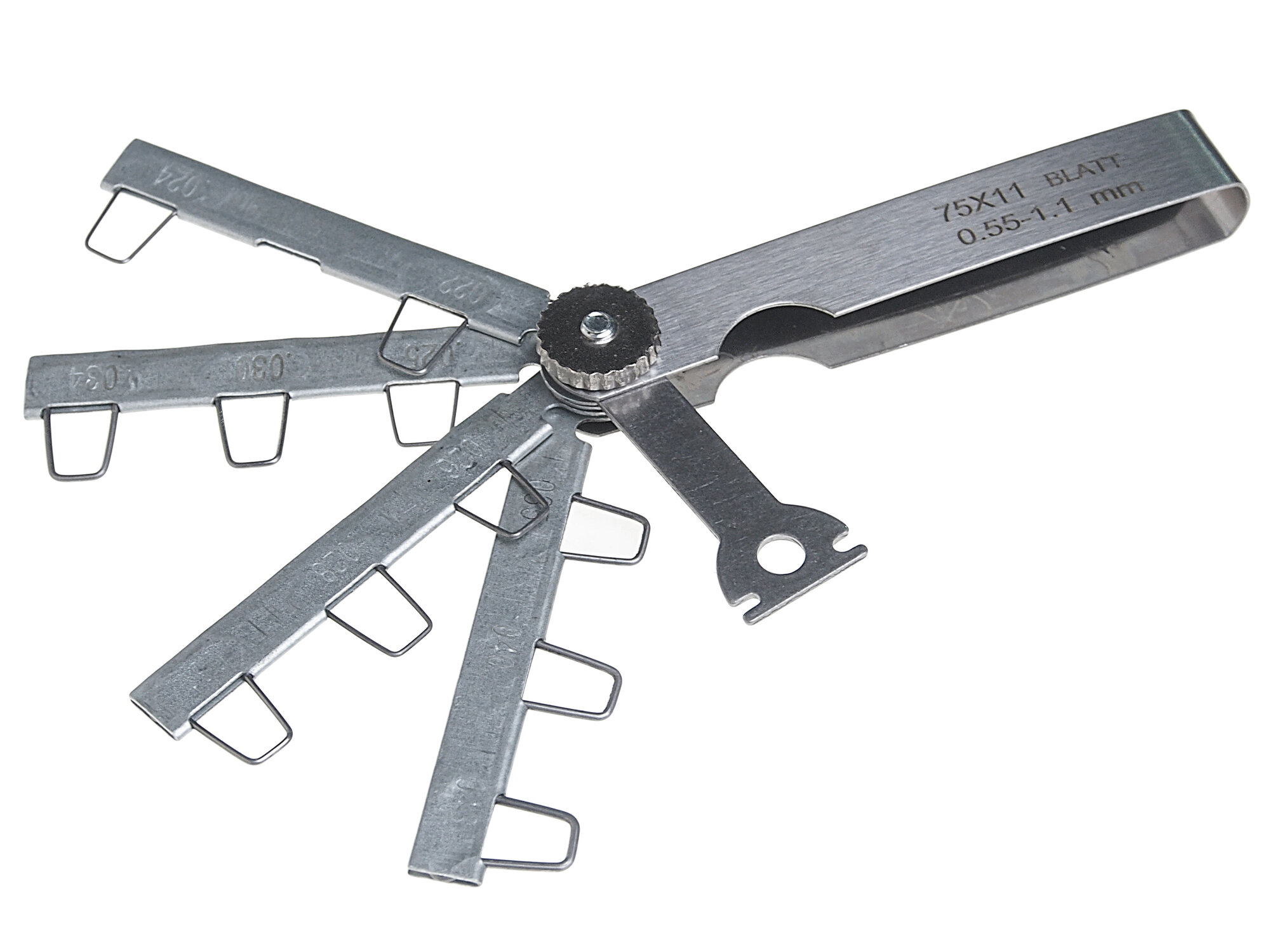 Набор щупов №1 (0.55-1.1 мм, 11 щупов, для свечей зажигания) вымпел