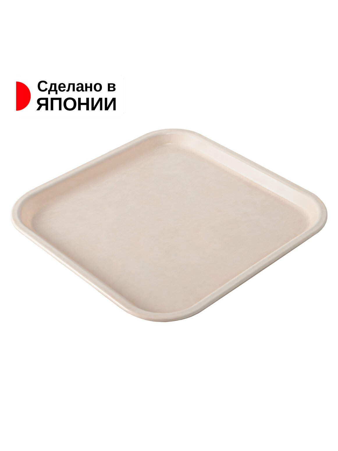 Поднос пластиковый квадратный 31,2х31,2х2 см