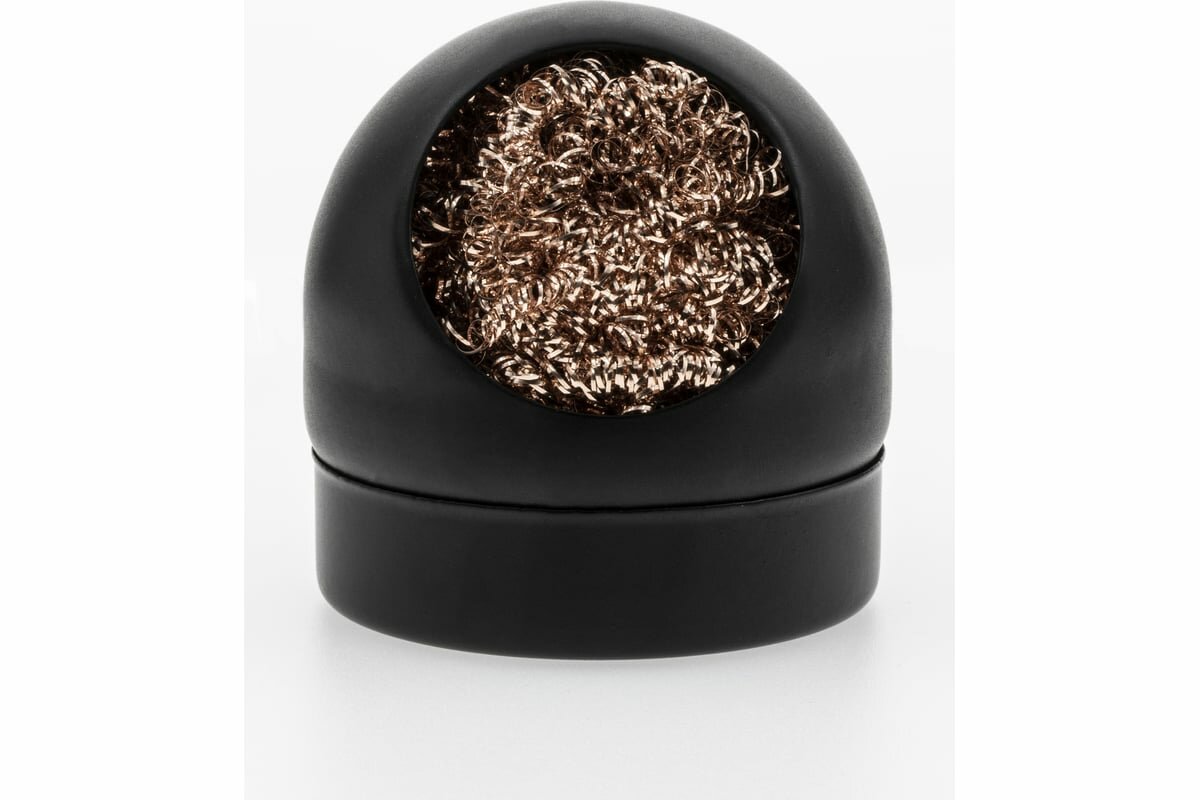 HANDSKIT COLBBL Стружка для очистки жал паяльника в колбе черного цвета для пайки.