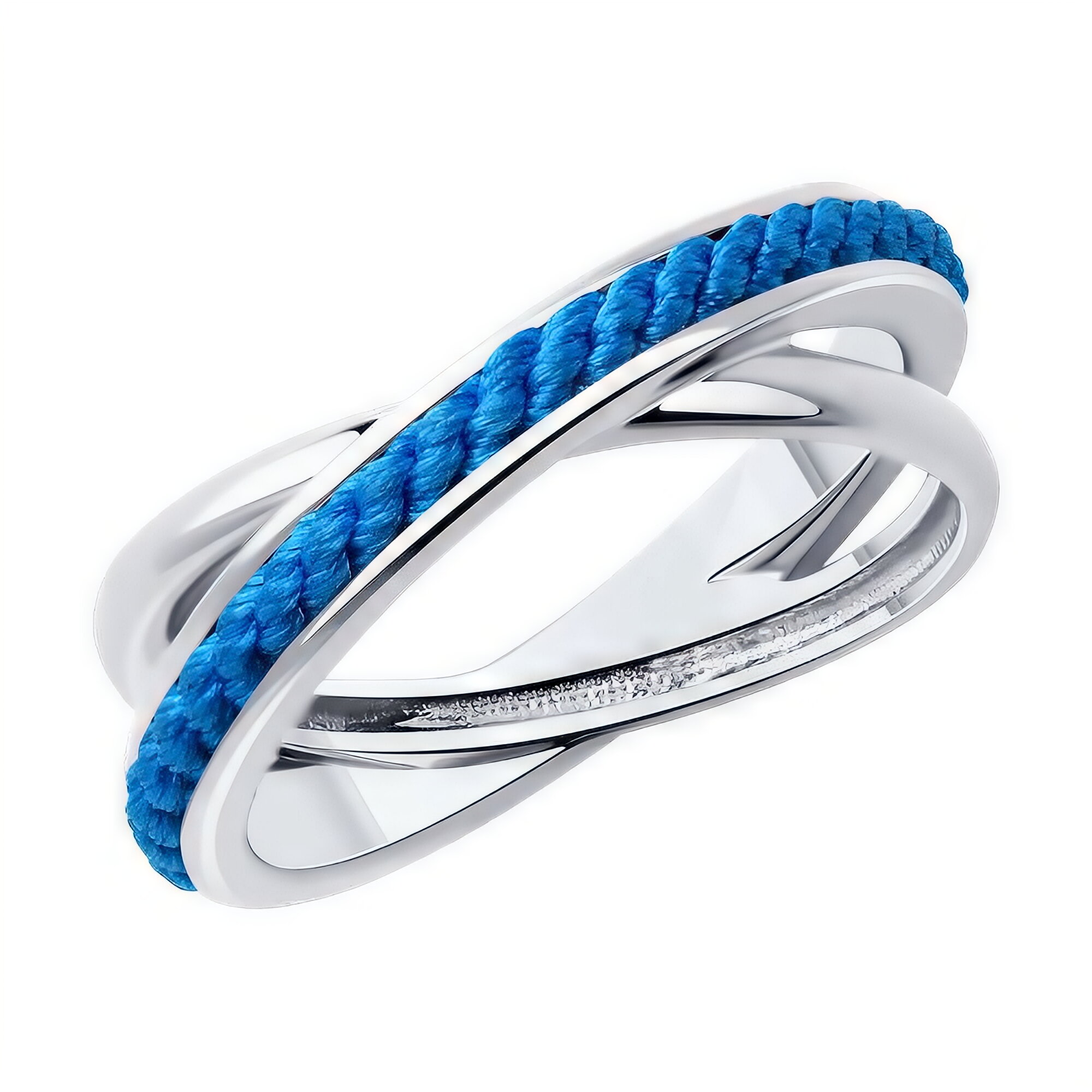 Кольцо, серебро, 925 проба, родирование