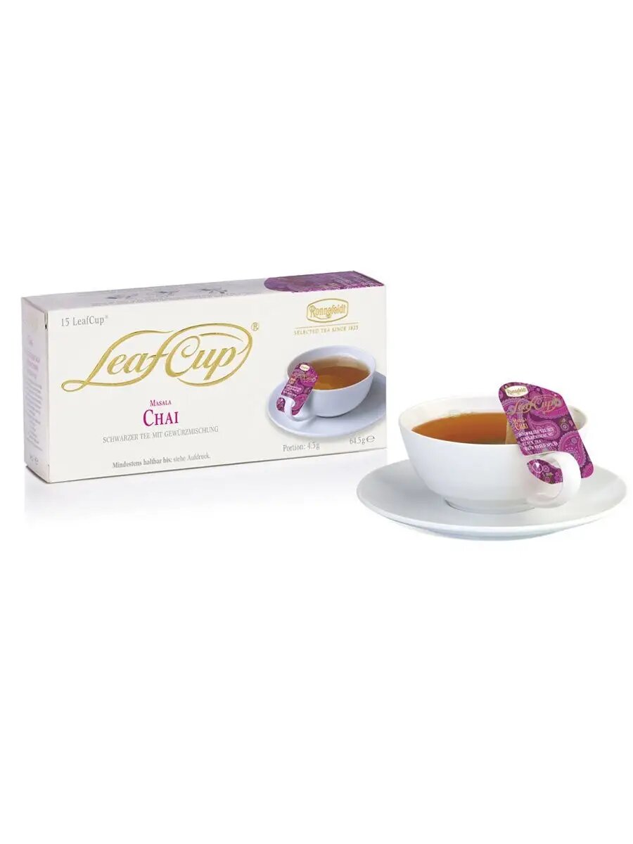 Чай Leaf Cup 13640 черный "Masala Chai" (Масала-Чай) (4,3гр *15шт), 64,5гр,