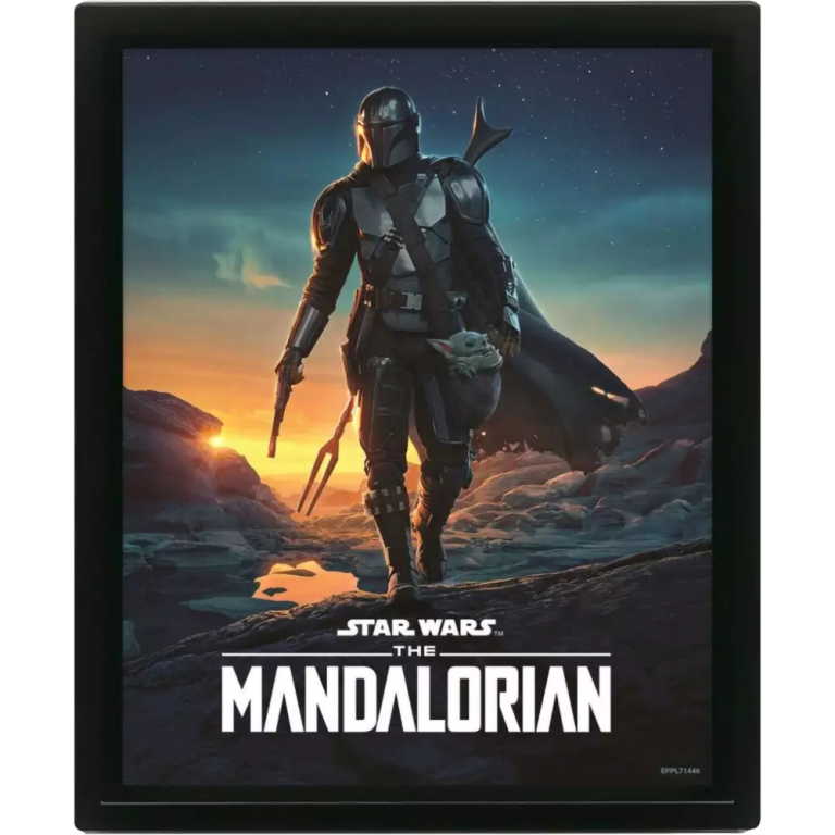 Постер лентикулярный Star Wars: The Mandalorian (Nightfall)