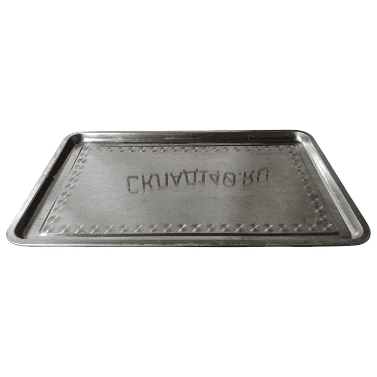 Лоток из нержавеющей стали 39x59x2 см. 2 шт