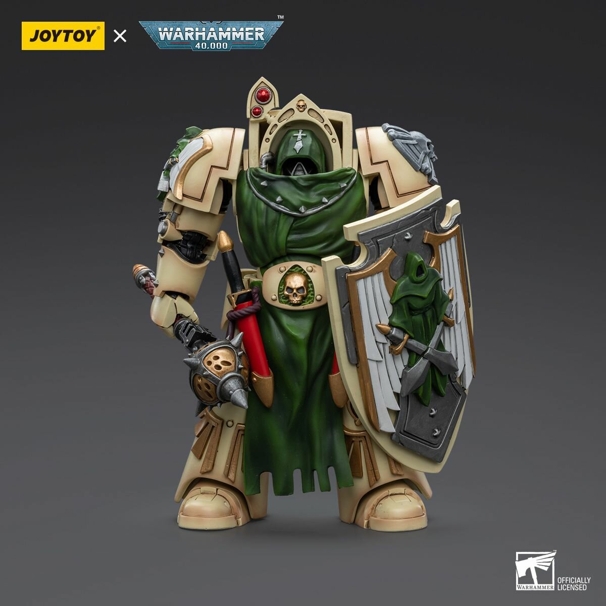 Подвижная фигурка JOYTOY Warhammer 40K Dark Angels Deathwing Knight with Mace of Absolution 2