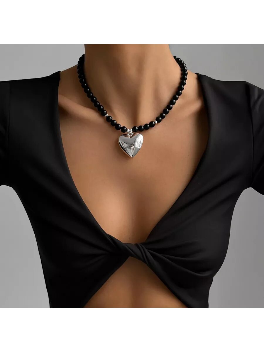 Колье, кристалл, фианит