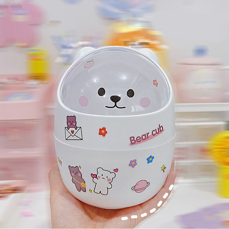 Мусорное ведро маленькое настольное, подставка для канцелярии и мелочей, контейнер для хранения