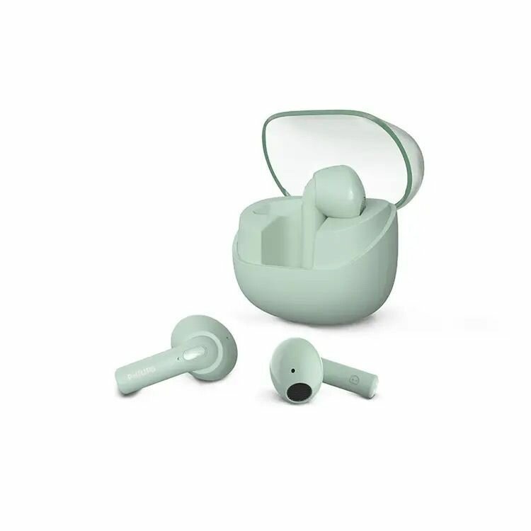 Беспроводная Bluetooth-гарнитура Philips TAT 2138 с функцией шумоподавления наполовину в ухе