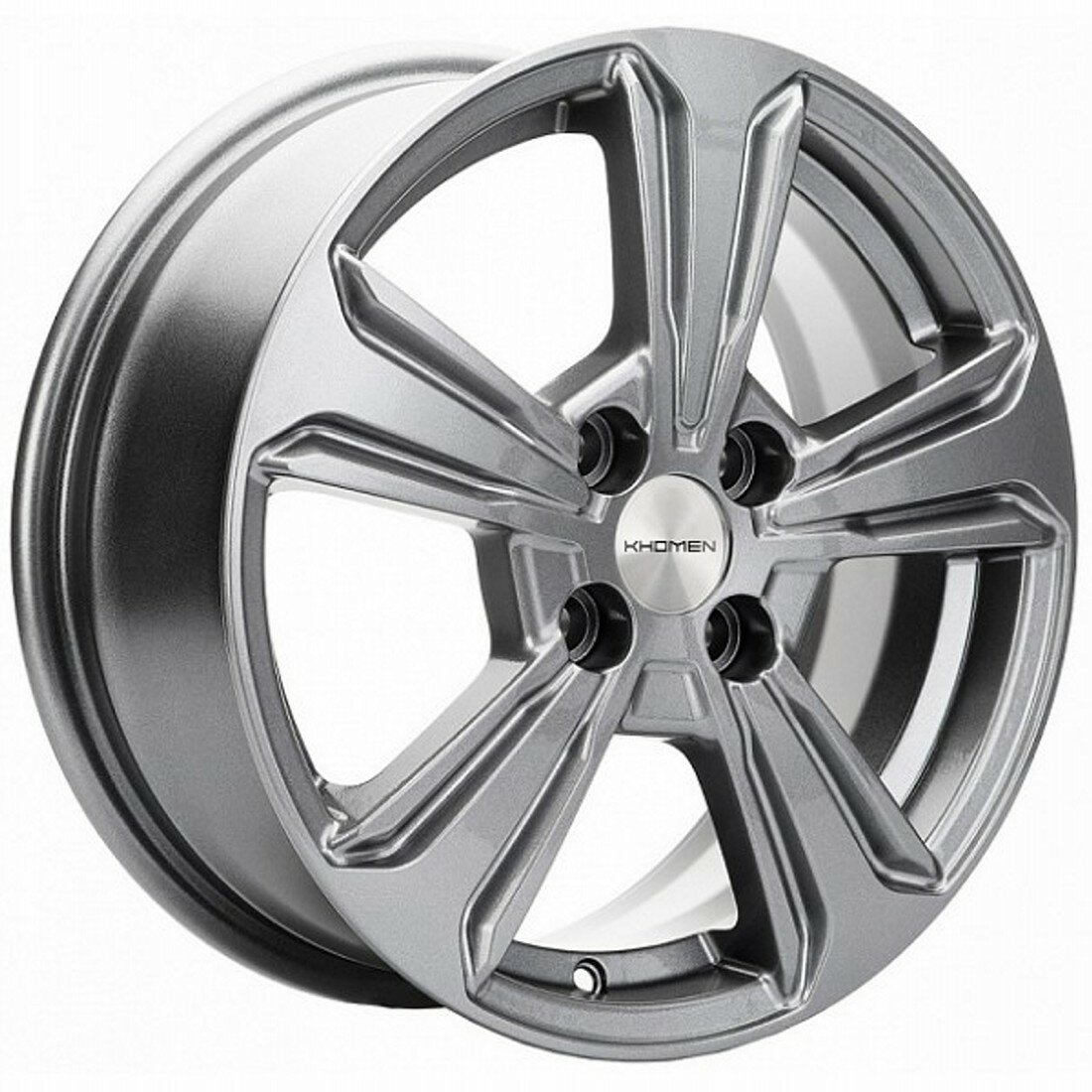 Колесный диск Khomen Wheels KHW1502 6x15 4x100 ET45 54,1 Gray литой для автомобиля