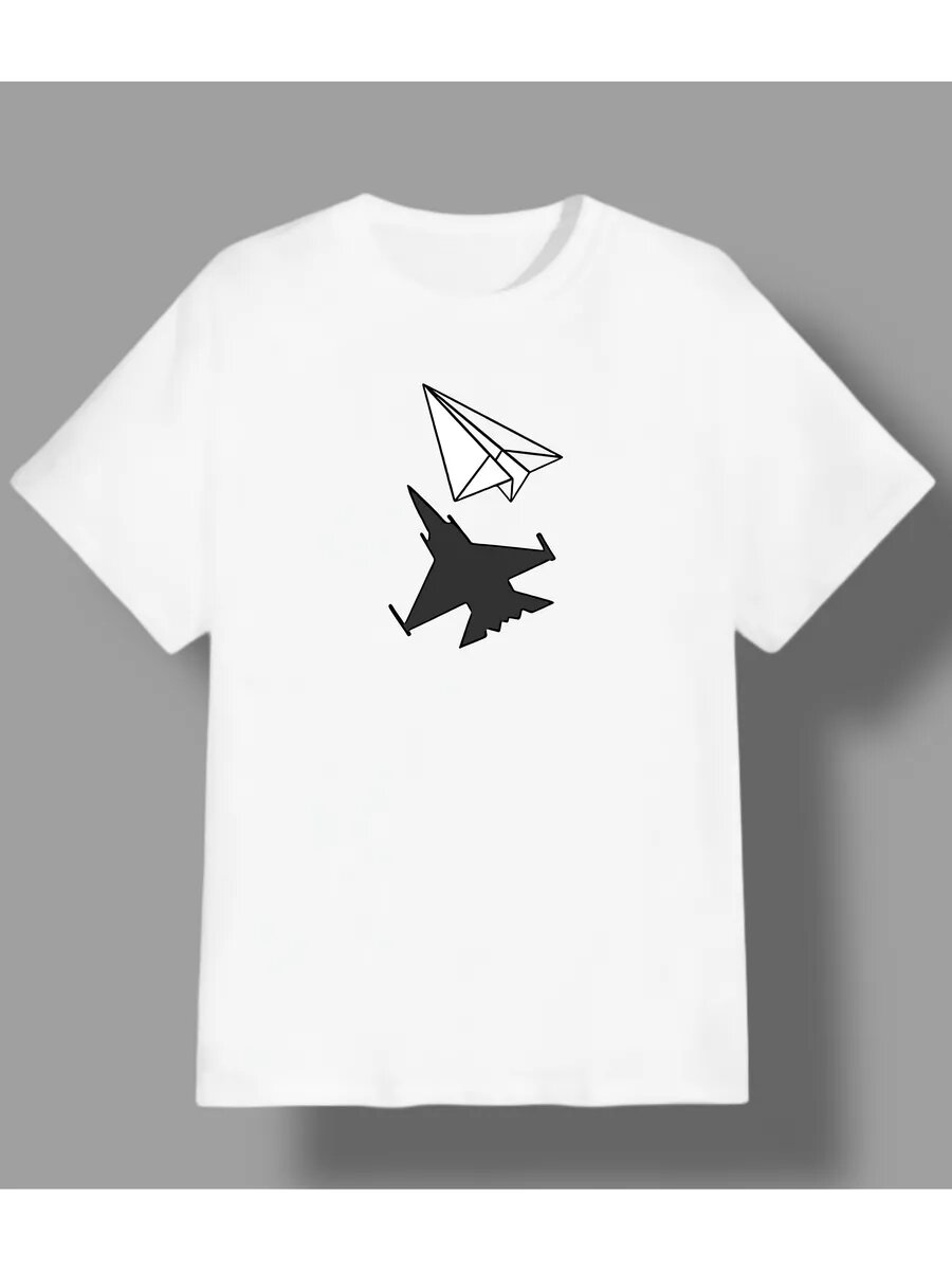 Футболка Бумажный самолёт