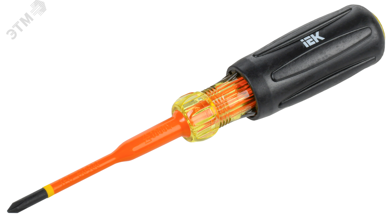 Отвертка диэлектрическая SLIM PH1х80 Т3 ARMA2L 5 IEK A2L5-SC31-T3-PH-10-080