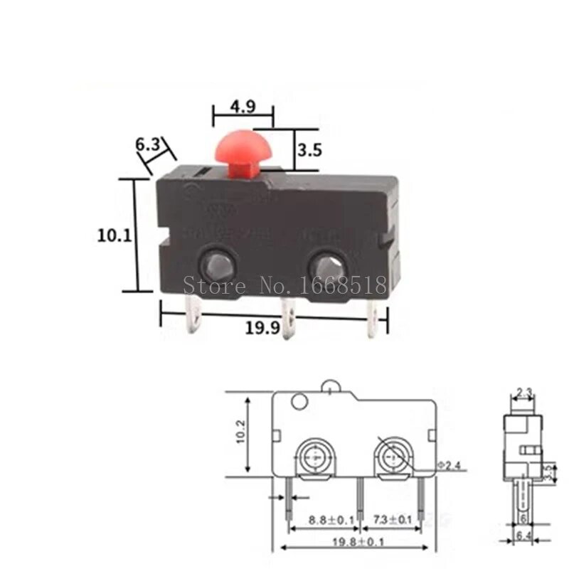 Микропереключатель KW11-3Z-5, цвет: KW11-3Z-5