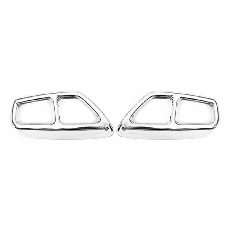 2 шт, глушитель для стайлинга автомобилей, наконечник выхлопной трубы, декоративная накладка 5 серии G30 G31 525li 528li 530i 2018-2022