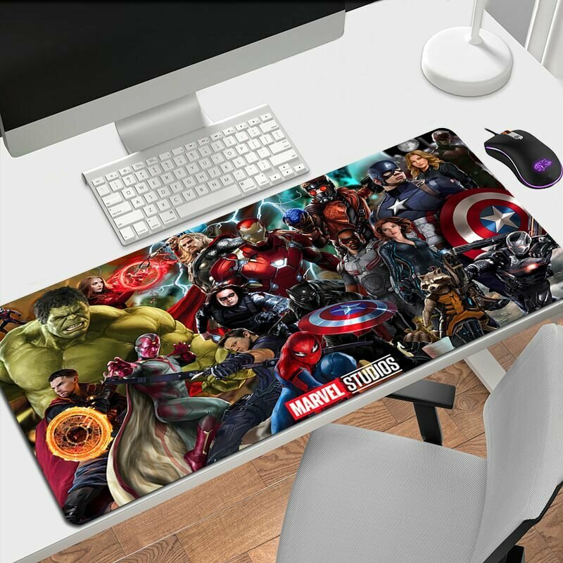 Spider-Man Коврик для мыши "Marvel", с Человеком-пауком, нескользящий, 40х90 см