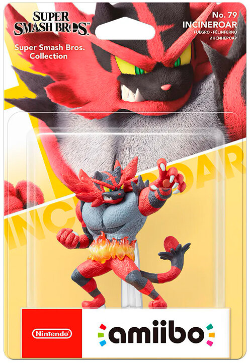 Amiibo. Фигурка Инсинероар / Incineroar (Super Smash Bros. Collection)
