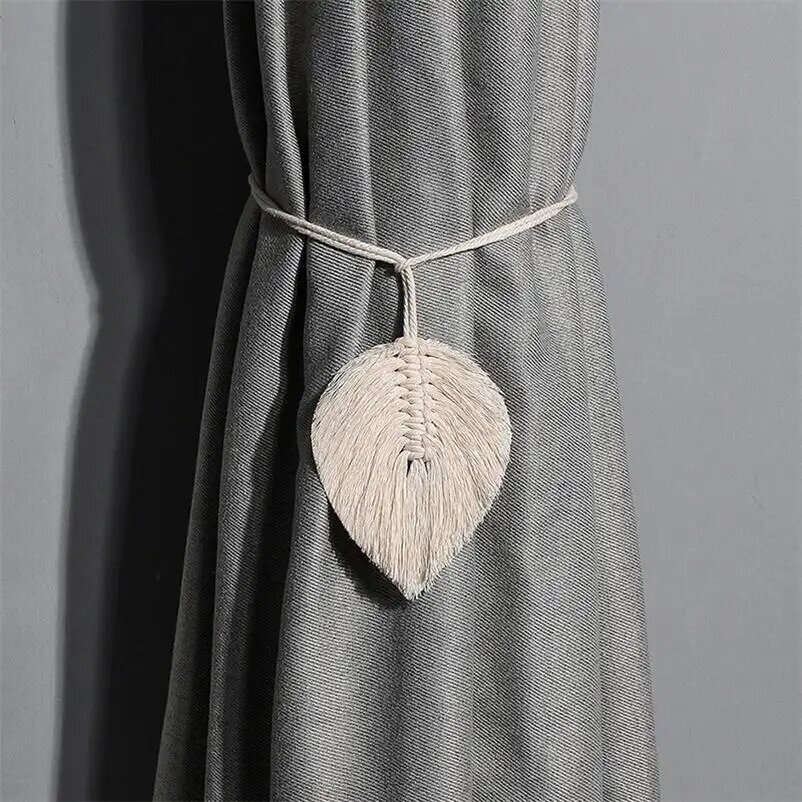 Макраме подхваты для штор из хлопка