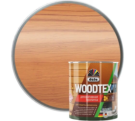 Dufa Пропитка WOOD TEX для защиты древесины; орегон 0,9л