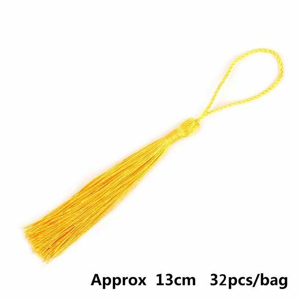Бахрома из полиэстера Celadon 32 шт. Желтый, Orange Yellow