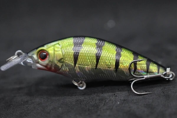 Рыболовная приманка wLure Crankbait 8,1 см, 7,1 г, широкий корпус для плавания, короткий корпус # 6-крюковая приманка для насекомых, пресноводная вода, 3D, твердые глаза, M583