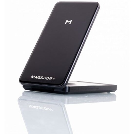Беспроводное зарядное устройство Magssory WCH014m 15Вт Flip 3 в 1 MagSafe, темно-серый