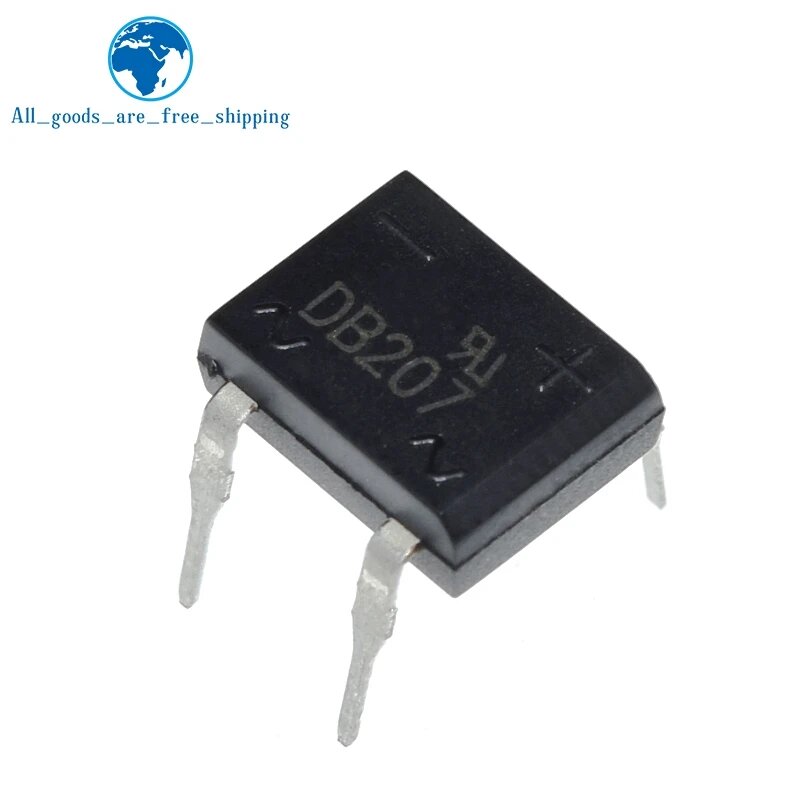 Диодный мост TZT DB207/DB207S 2A 1000В 10PCS