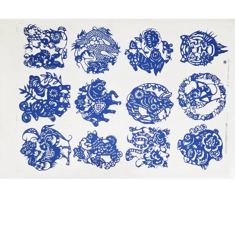 Подглазурная цветочная бумага для керамики Jingdezhen 1pcs-16