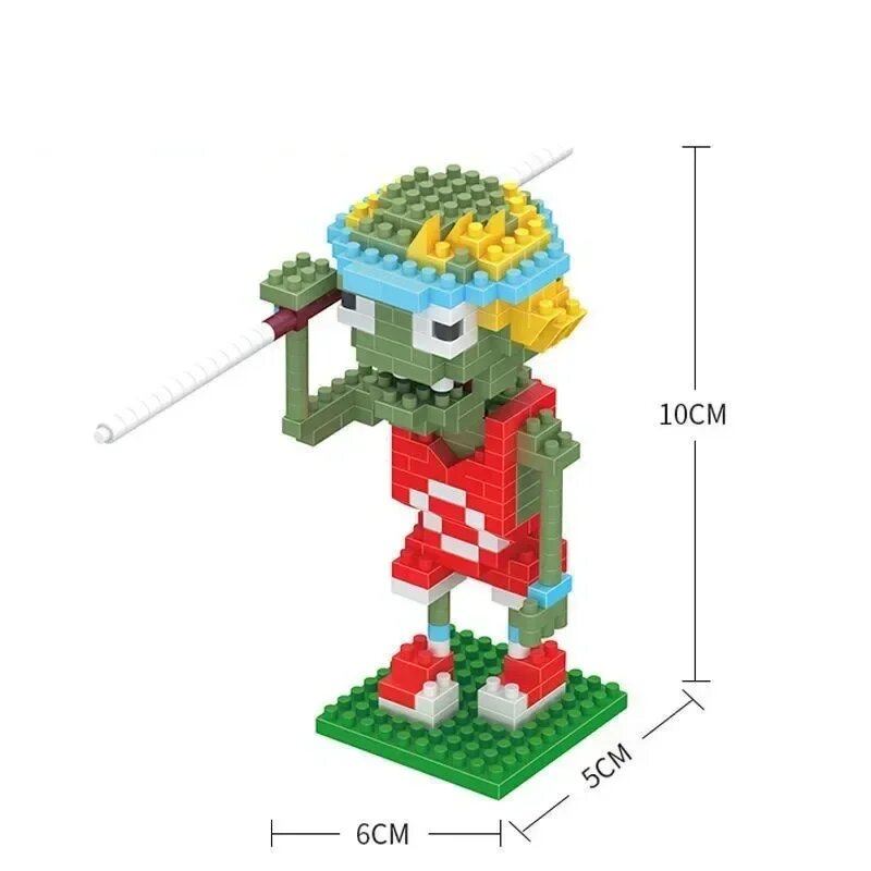 KAYOU Блоки Растения против Зомби Peashooter SunFlower Chomper WITH BOX, Z71011