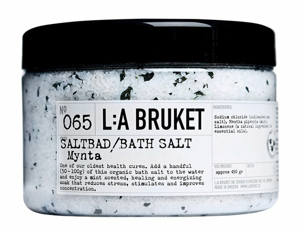 L: A BRUKET 065 Mint Sea Salt Bath 450 g - соль для энергизирующих ванн
