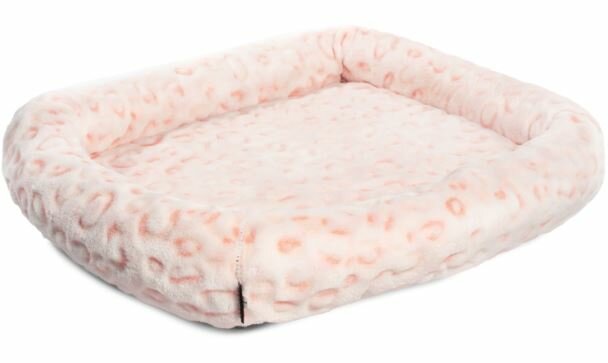 Гамма Лежанка прямоугольная "Барс", розовая, 46*38*10см